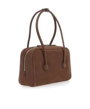 MARGESHERWOOD Zip-front Leather Shoulder Bag