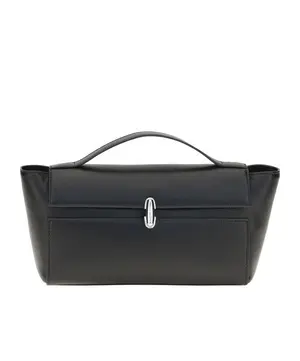 Savette Symmetry Trapeze Top Handle Clutch Bag - Black