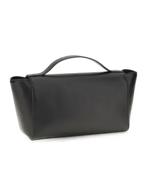 Savette Symmetry Trapeze Top Handle Clutch Bag - Black