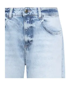 ICON DENIM LOS ANGELES Bea Distressed Wide-leg Jeans
