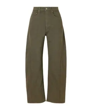 MOTHER High-rise Wide-leg Jeans - Brown