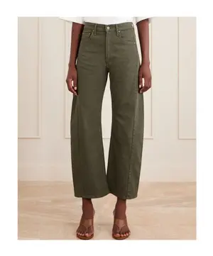MOTHER High-rise Wide-leg Jeans