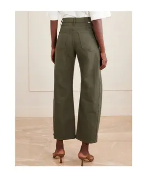 MOTHER High-rise Wide-leg Jeans