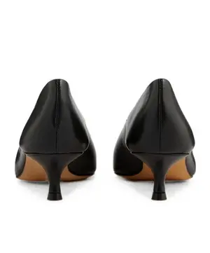 Le Monde Beryl Babouches Leather Heeled Pumps