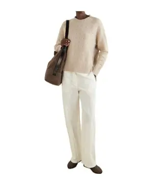 ALLUDE Cashmere And Silk Blend Sweater