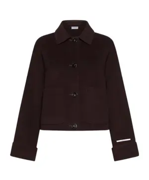 Marella Single-breasted Cropped Coat
