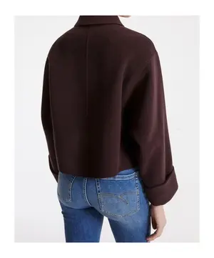 Marella Single-breasted Cropped Coat