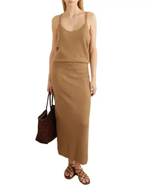 Le Kasha Knit Midi Skirt