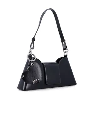 JUSTINE CLENQUET Top-handle Shoulder Bag - Black