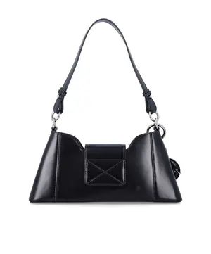 JUSTINE CLENQUET Top-handle Shoulder Bag - Black