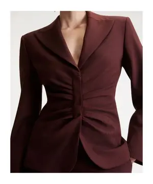 Marella Ruched-detail Blazer