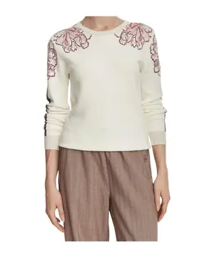 Liu Jo Jacquard Sweater - Cream