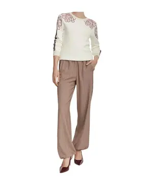 Liu Jo Jacquard Sweater - Cream