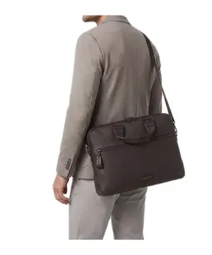 THE BRIDGE Zippered Briefcase