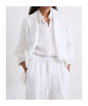 Marella Long-sleeve Blazer With Lapel Collar