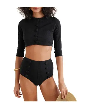 Lisa Marie Fernandez Cropped Cardigan - No