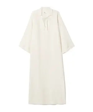 Lisa Marie Fernandez Beige Midi Dress