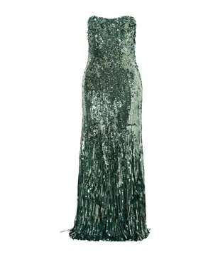 Jenny Packham Tulle Strapless Dress