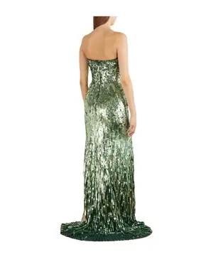 Jenny Packham Tulle Strapless Dress