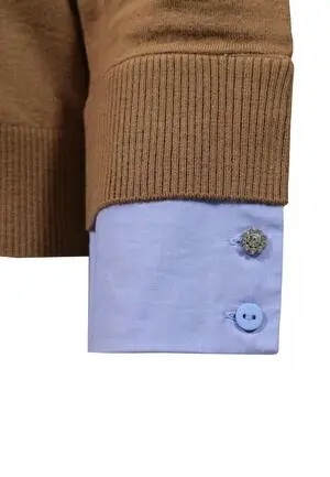 Liu Jo Ribbed V-neck Sweater