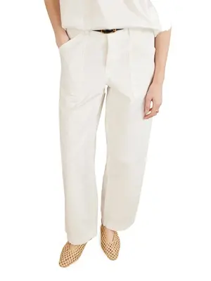 LOEFFLER RANDALL Raffia Ballet Flats