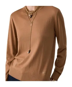 Liu Jo Sweater With Poplin Detail