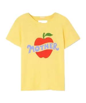 MOTHER Vintage Fitted Tshirt - Yellow