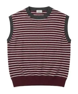 Brunello Cucinelli Striped Knit Vest