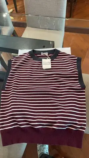 Brunello Cucinelli Striped Knit Vest