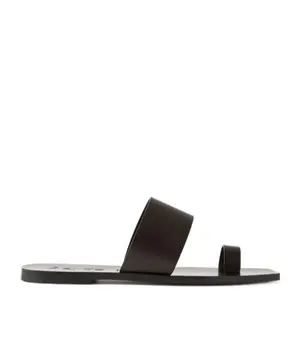 AeydĒ Leather Flat Sandals