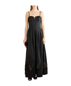 Rebecca Vallance Cotton-blend Poplin Gown
