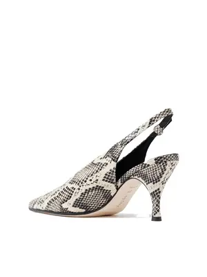 AeydĒ Snakeeffect Heeled Pumps - Black