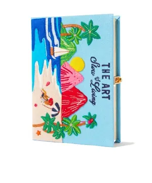 OLYMPIA LE-TAN Bookshaped Clutch - Blue