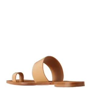 AeydĒ Leather Flat Sandals