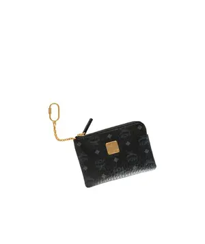 Mcm Aren Visetos Card Case - Black