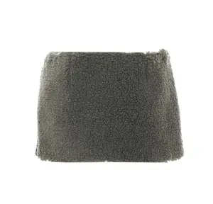 Miu Miu Textured Logo Skirt