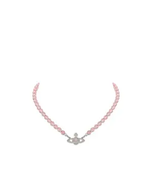 VIVIENNE WESTWOOD Messaline Beaded Choker Necklace