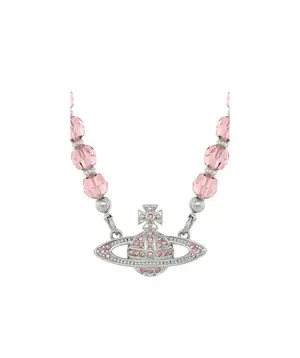 VIVIENNE WESTWOOD Messaline Beaded Choker Necklace