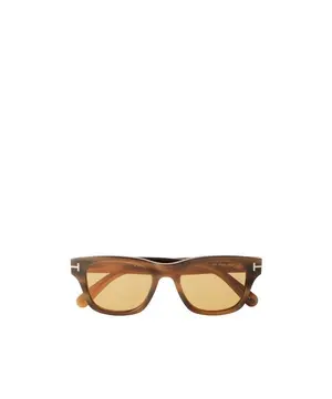 TOM FORD Square Frame Sunglasses - Brown