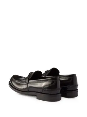 Prada Brushed Leather Loafers