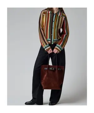 Paul Smith Merino Wool 'signature Stripe Cardigan