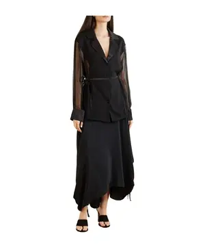 Sharon Wauchob Belted Silk Jacket