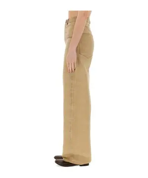 UMA WANG Wide-leg Belt-loop Denim Trousers