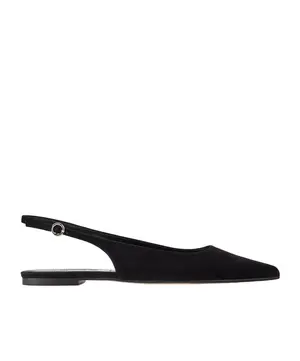 AeydĒ Pointedtoe Slingback Flat Shoes