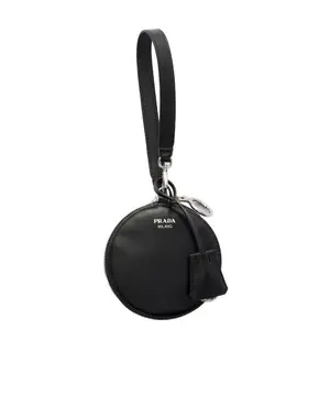 Prada Re-nylon And Leather Foldable Mini-bag - Black
