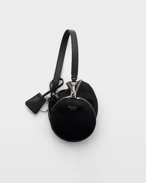 Prada Re-nylon And Leather Foldable Mini-bag