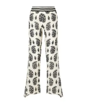 Johanna Ortiz Printed Loose Casual Trousers