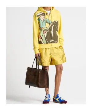J.W.ANDERSON Cowboy-print Zip-up Hoodie