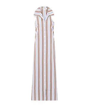 Rosie Assoulin Multicolor Striped Shirt Dress