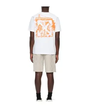 Off-White Logo Printed Crewneck T-shirt